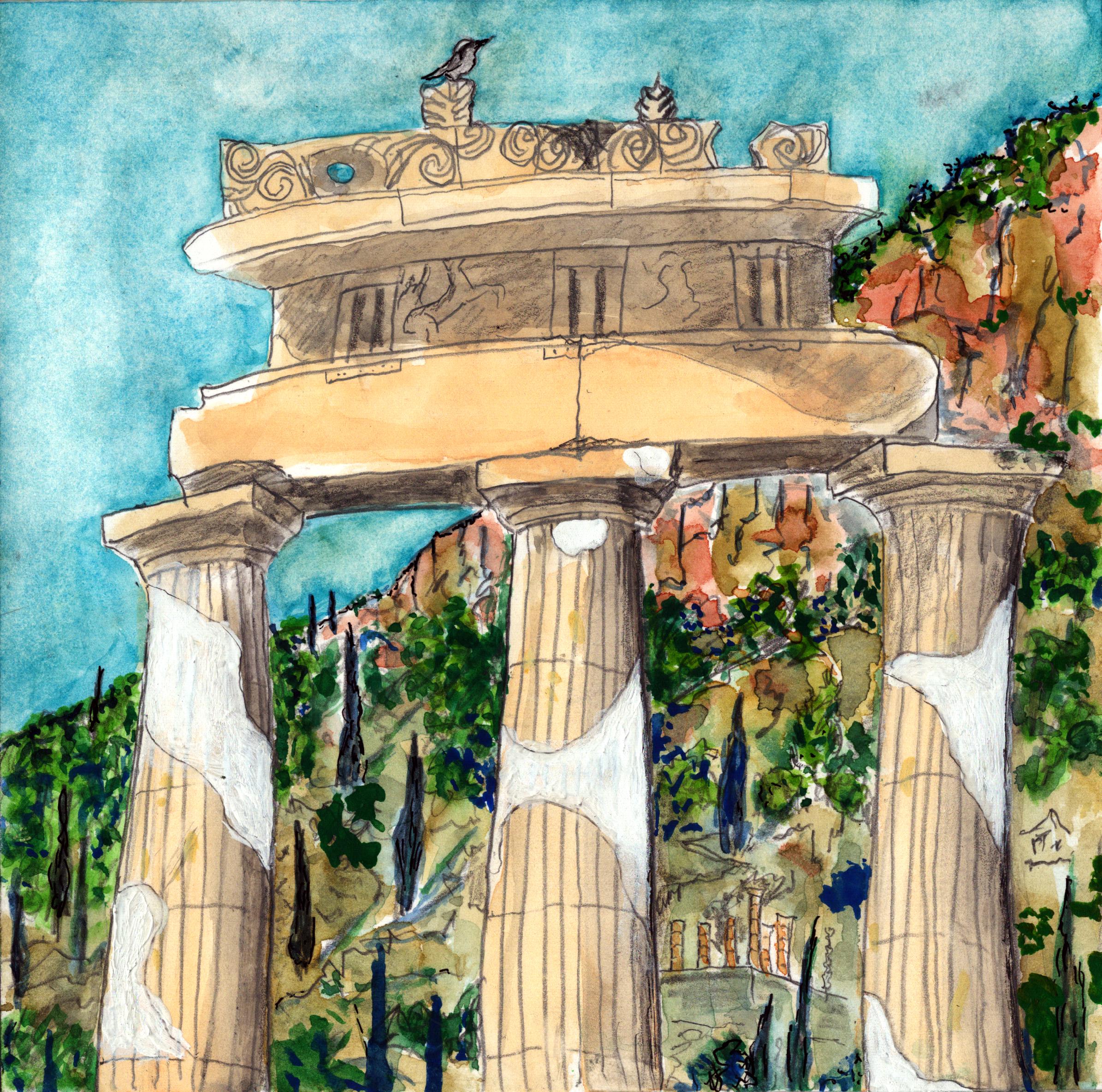 Paintings of Temples | anthonyhowelljournal